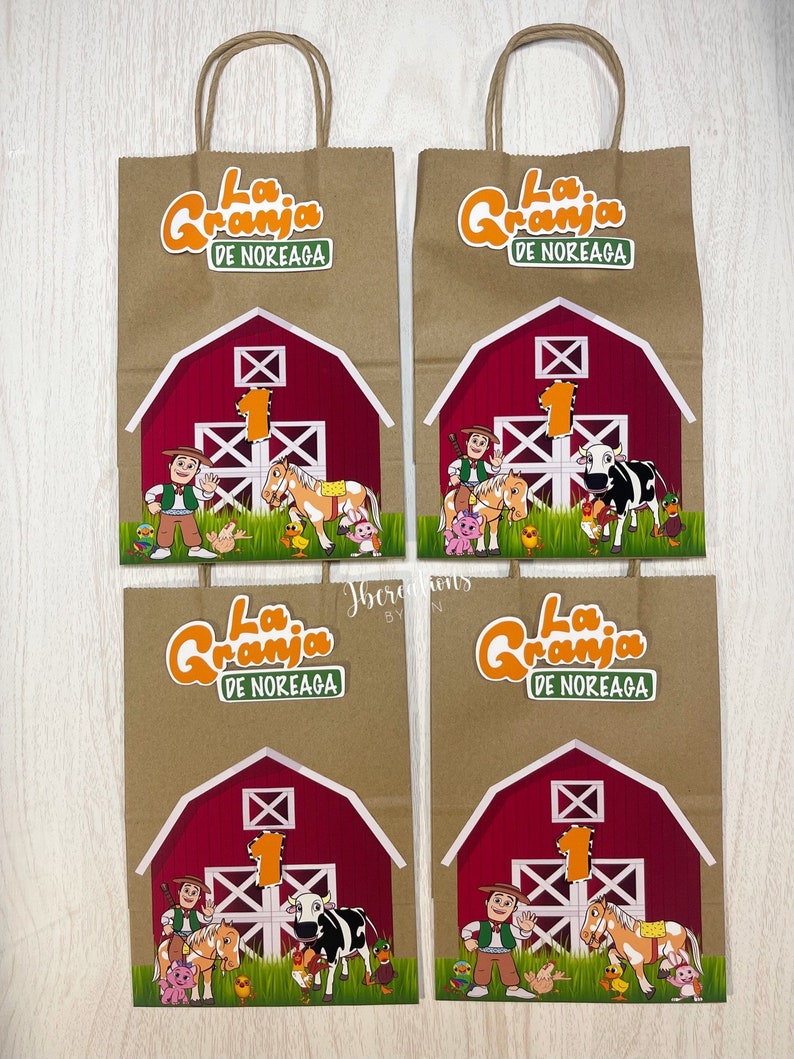 La Granja Party Decorations, La Granja Favor Bags, La Granja Themed ...