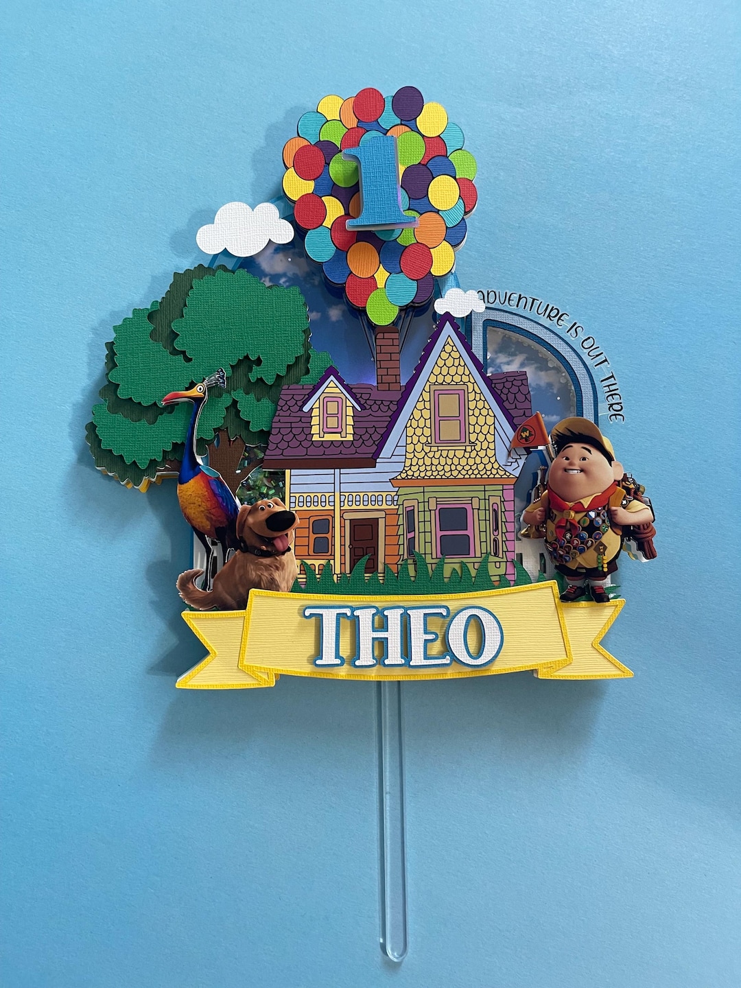Up Cake Topper, up House Cake Topper, up Theme Party, up Movie Party ...