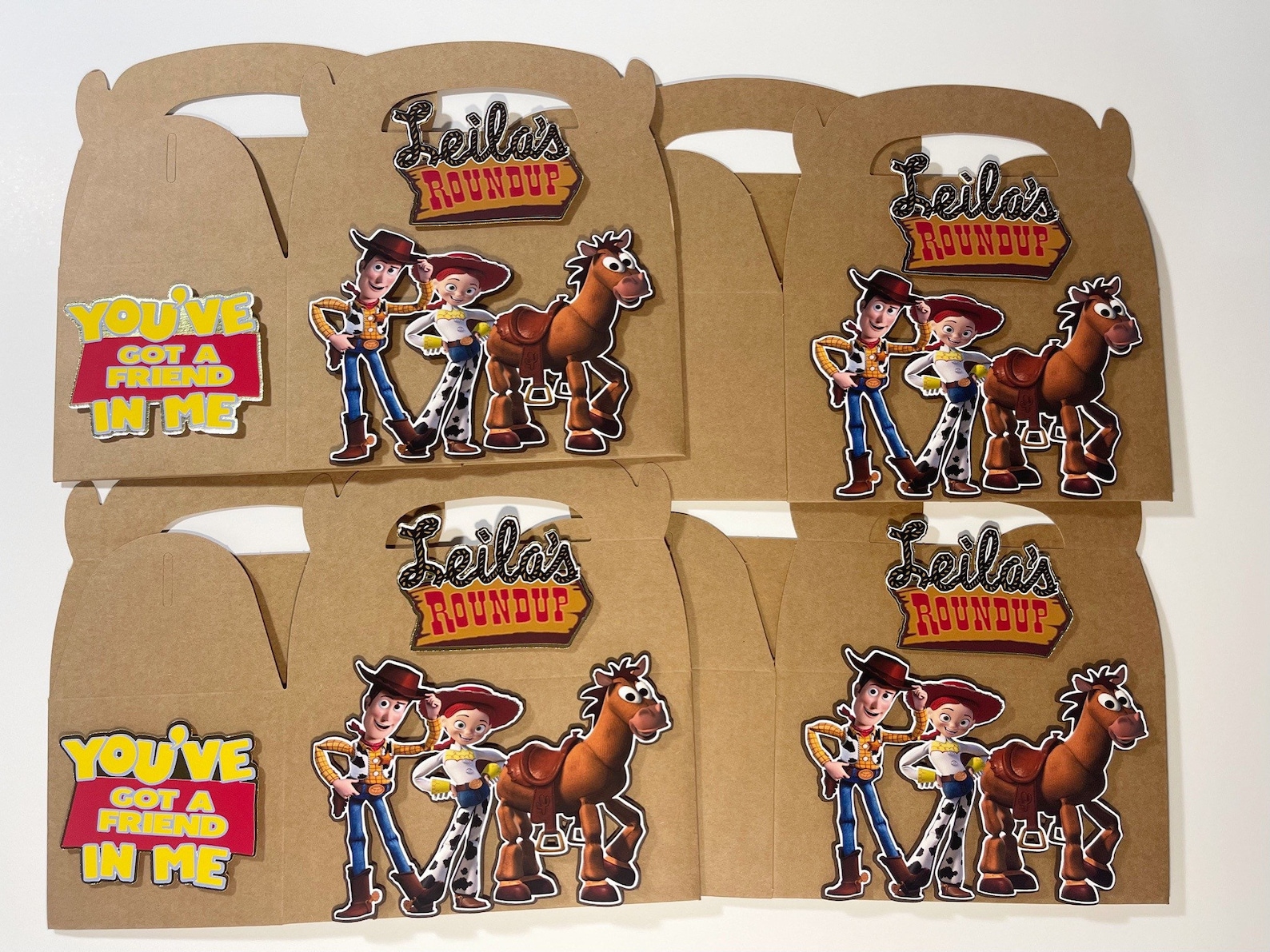 Woody Round Up, Woody Favor Box, Woody Gable Box, Woody Candy Box ...