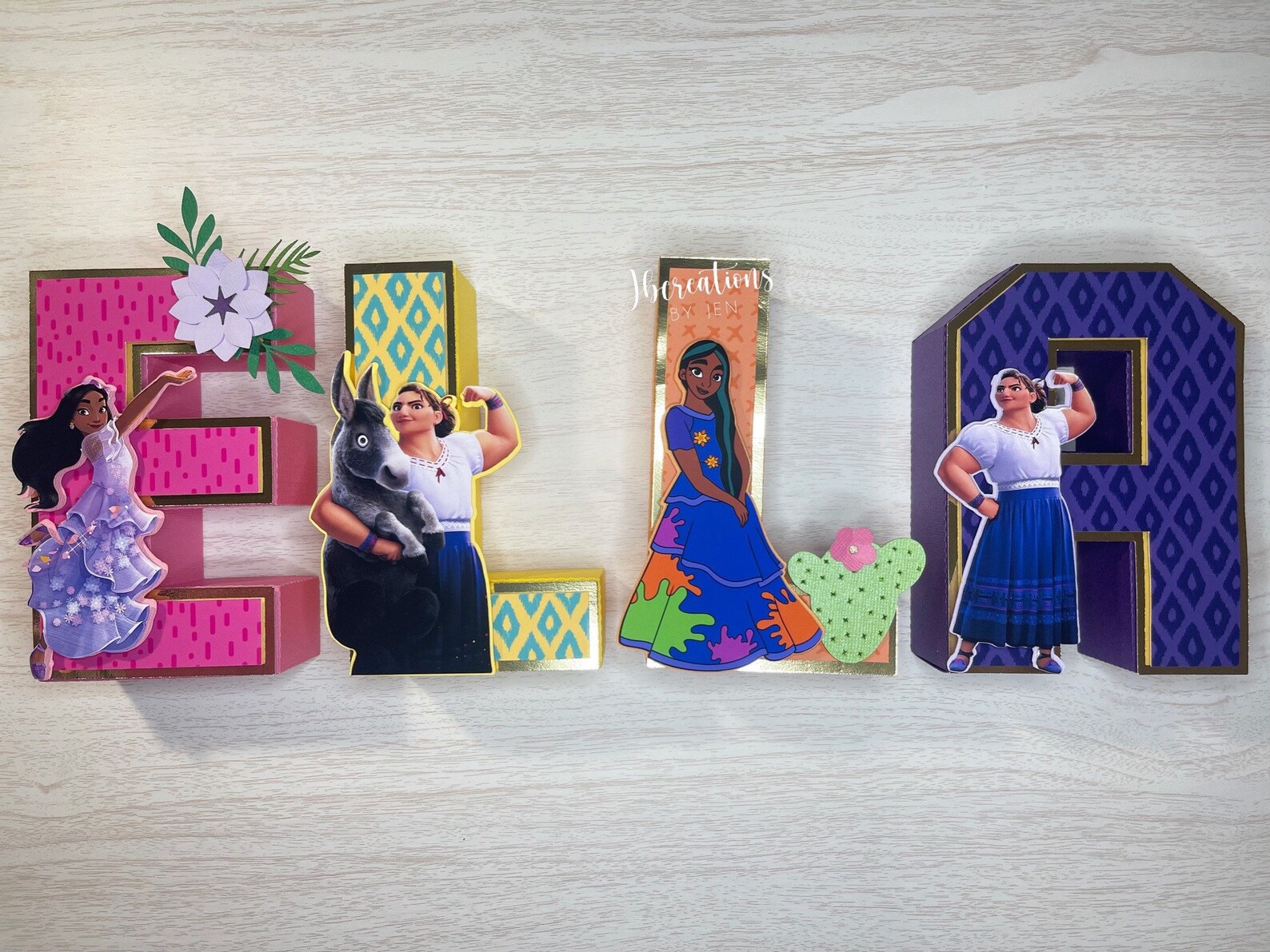 Encanto 3D Letters, Encanto 3D Name, Encanto Birthday, Encanto Party ...