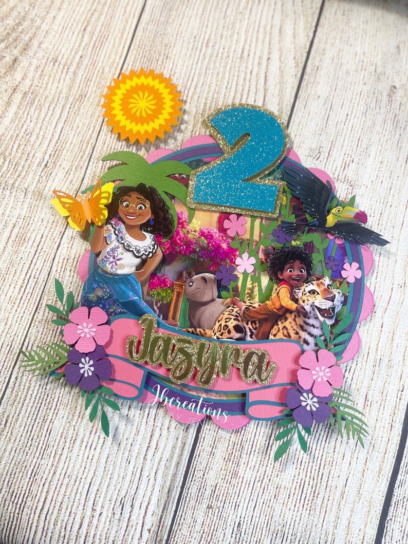 Encanto Cake Topper Encanto Party Decorations Encanto Etsy