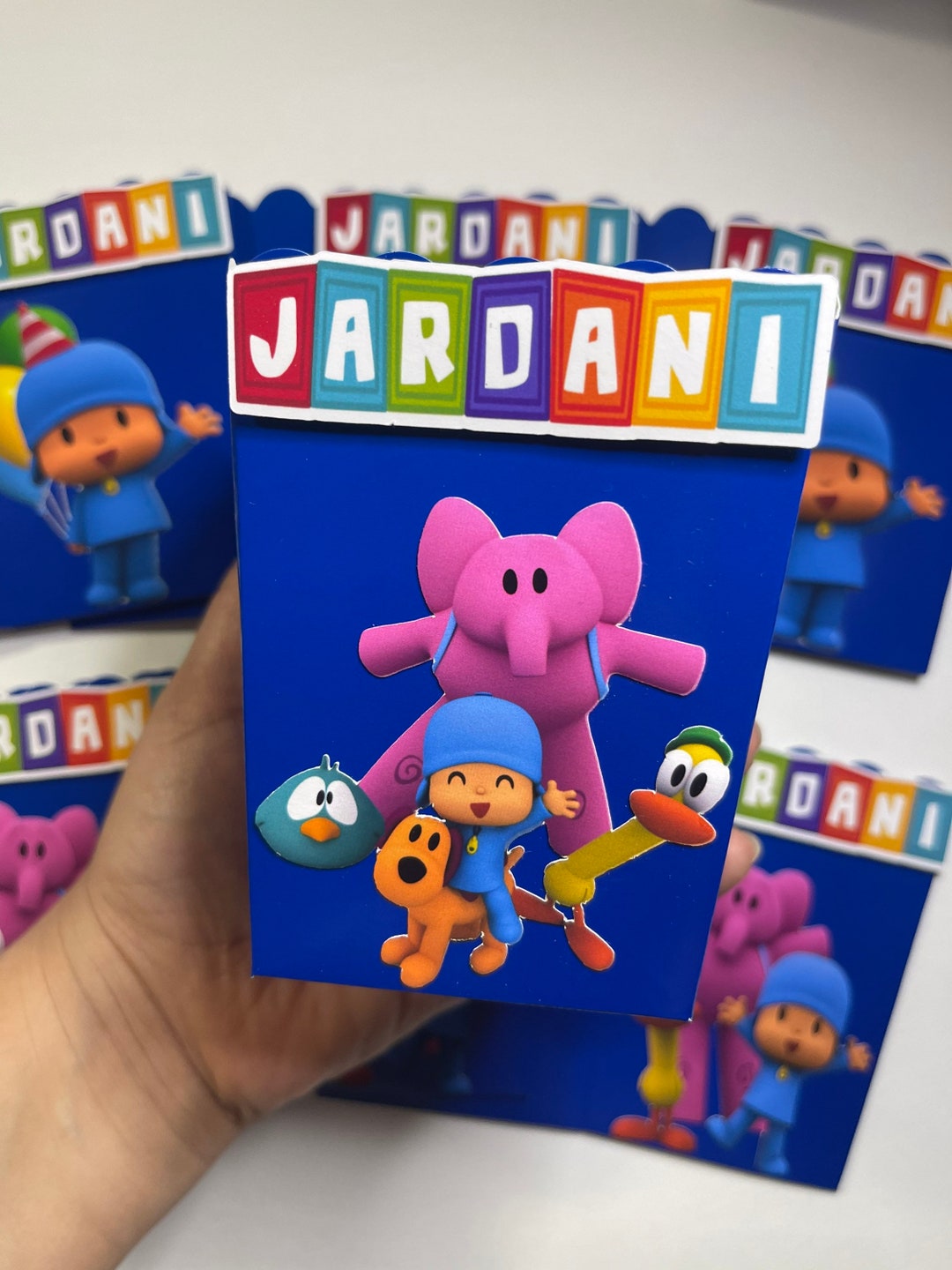 Pocoyo Mini Popcorn Boxes, Pocoyo Party Supplies, Pocoyo Birthday ...