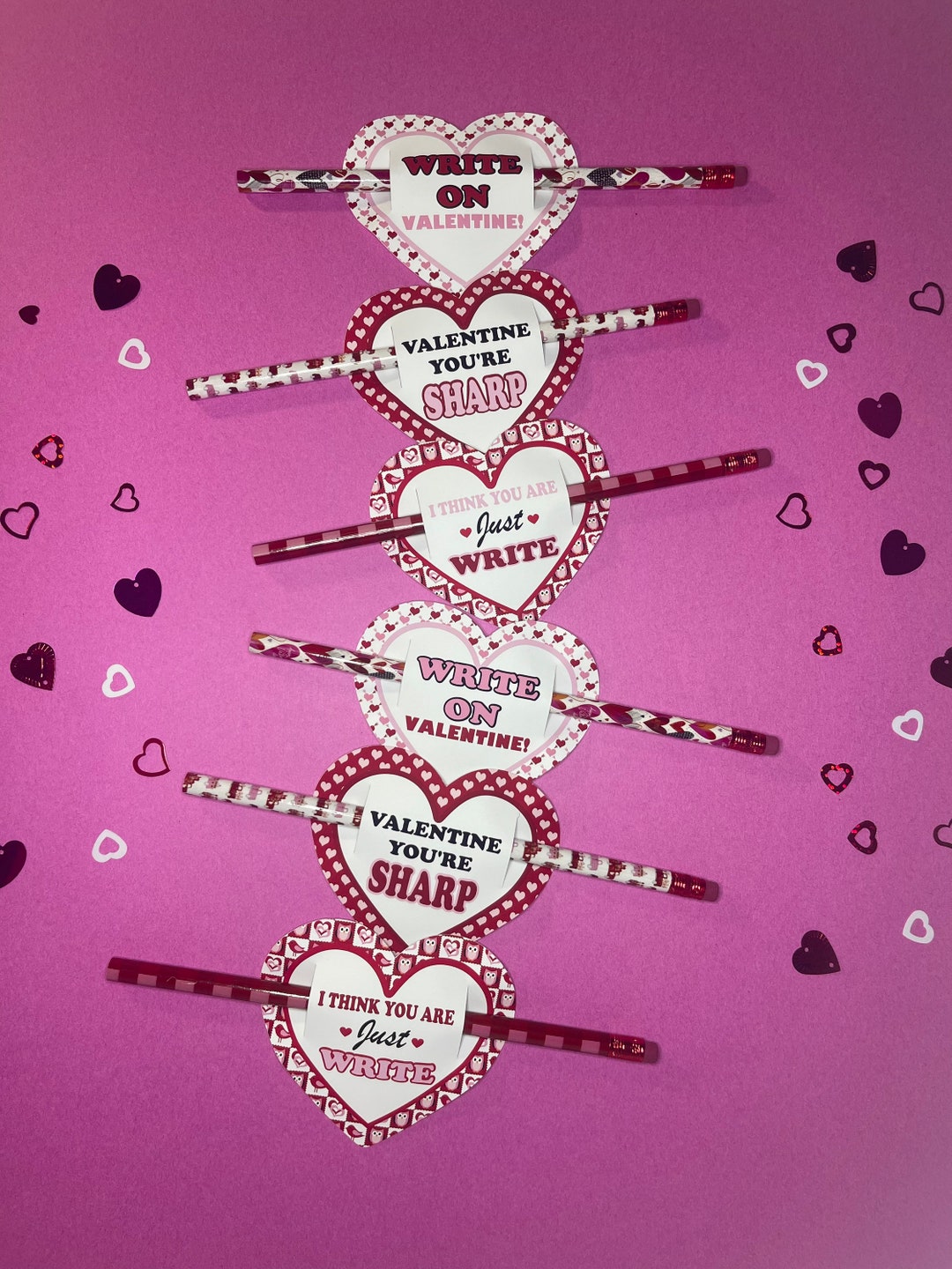 Valentine's Day Pencils, Valentine's Day Classroom Cards, Valentine's ...