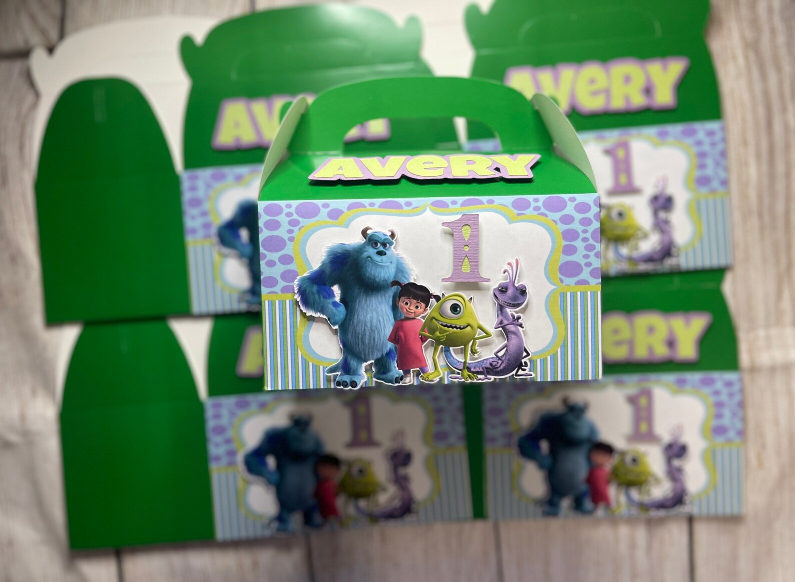 Monster Inc Party Decorations Monster Inc Favor Box Monster | Etsy