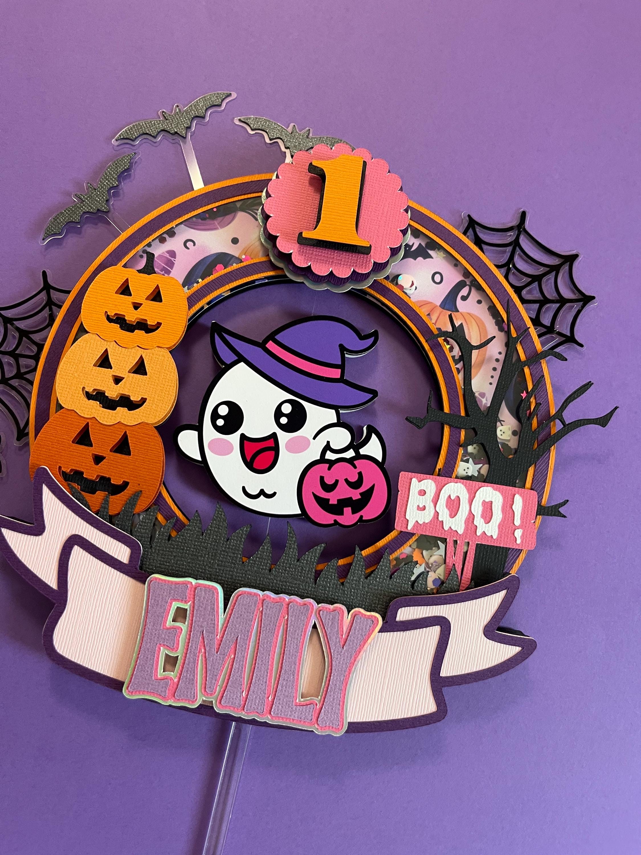 Spooky Halloween Cake Topper, Halloween Cake Topper, Spooky One Cake ...
