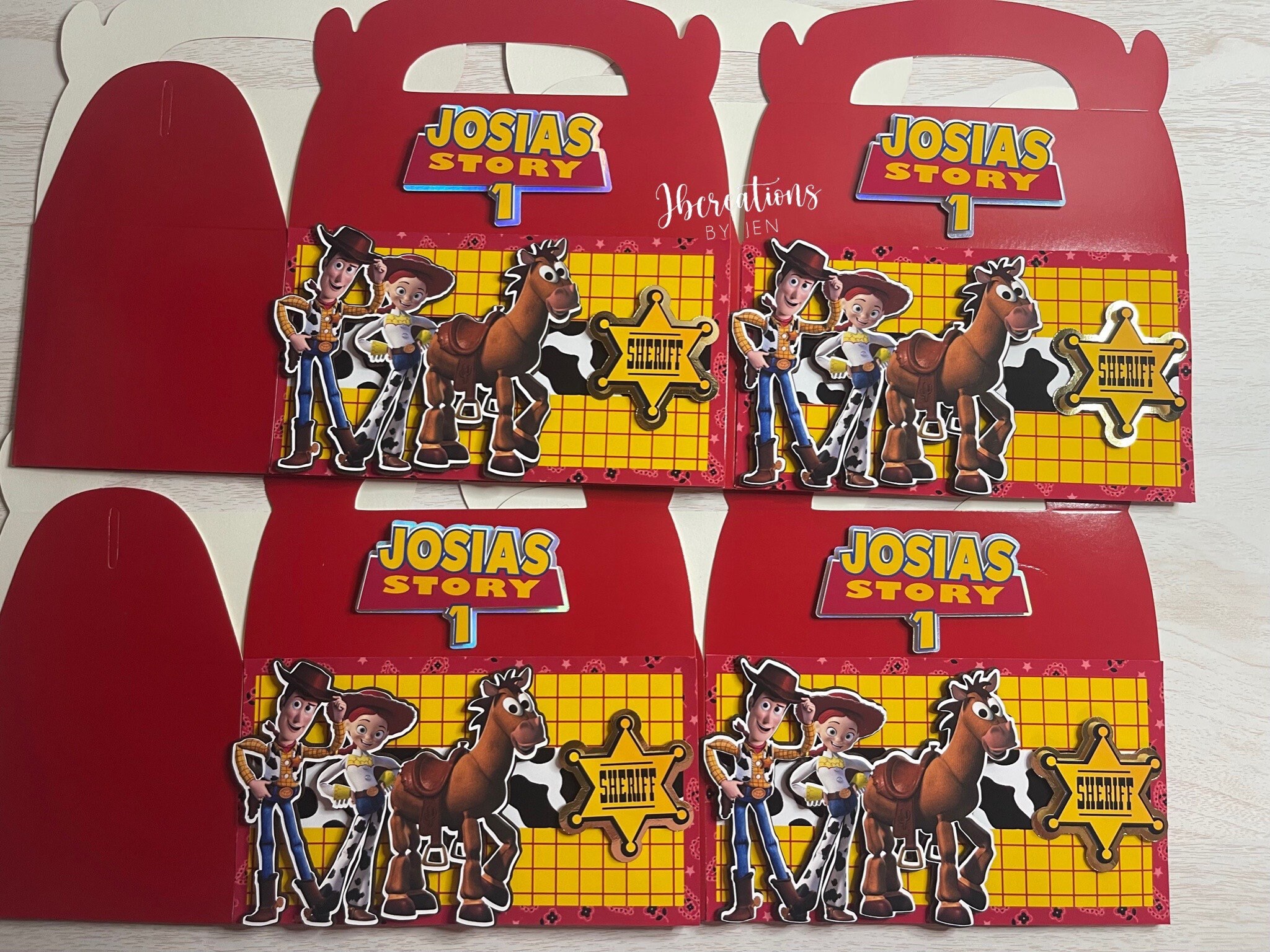 Woody Favor Box, Woody Gable Box, Woody Candy Box, Woody Party Favors ...