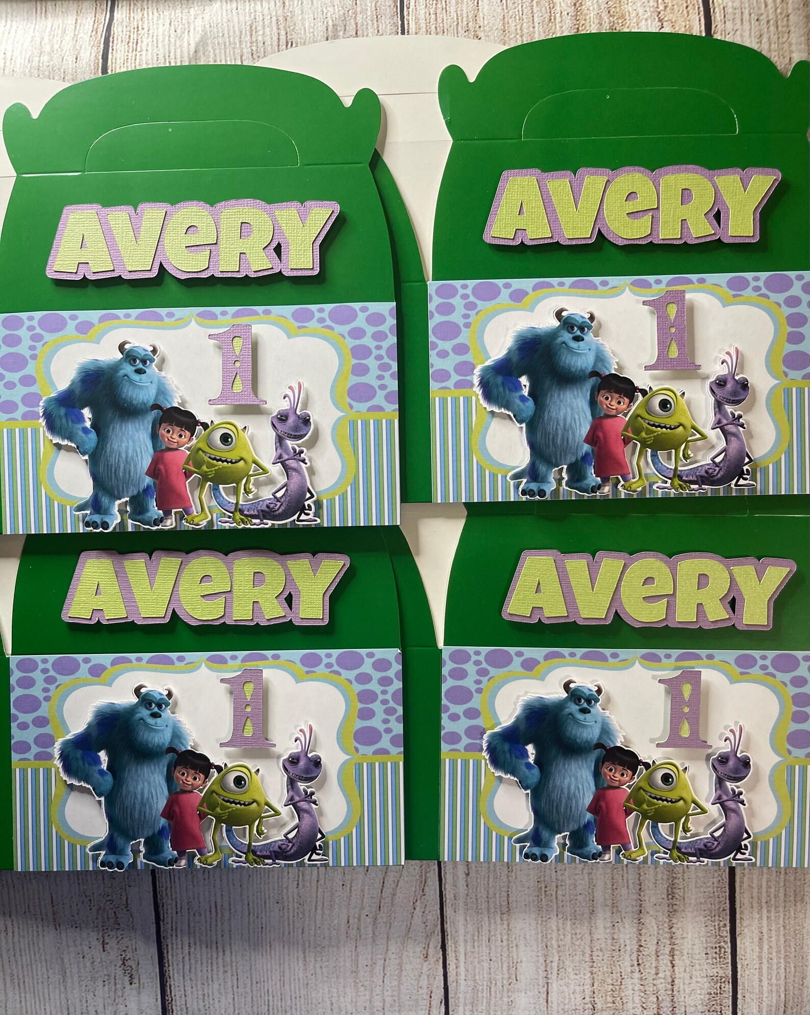 Monster Inc Party Decorations Monster Inc Favor Box Monster | Etsy