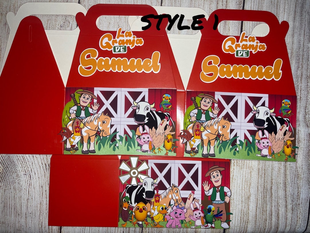La Granja Party Decorations, La Granja Favor Box, La Granja Themed ...