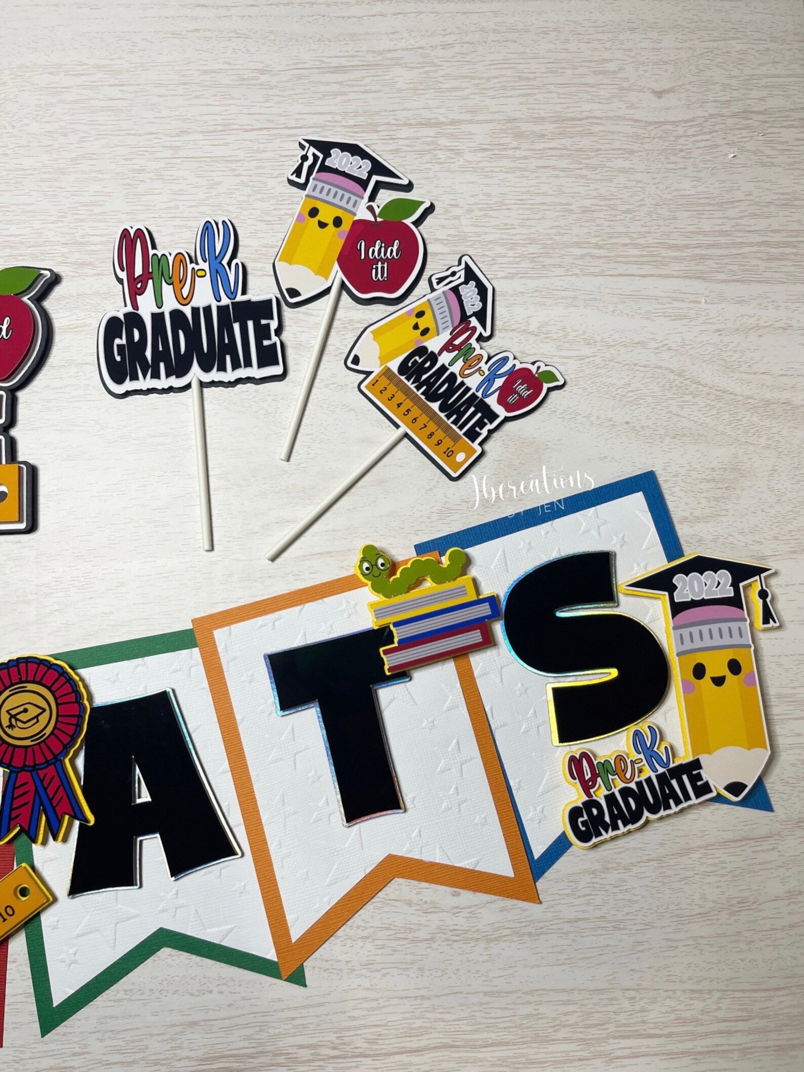 Pre Kindergarten Graduation Banner Kindergarten Graduation | Etsy