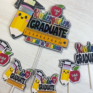 Pre Kindergarten Graduation Cake Topper Kindergarten Graduation Theme ...
