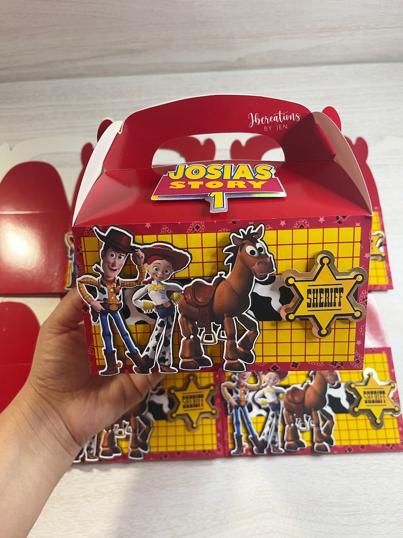 Woody Favor Box, Woody Gable Box, Woody Candy Box, Woody Party Favors ...