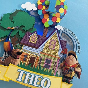 Up Cake Topper, up House Cake Topper, up Theme Party, up Movie Party ...