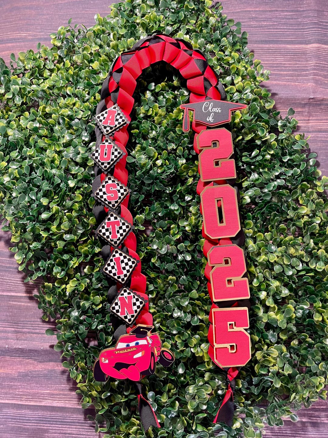 Cars Graduation Lei Promotion Gift Lei Senior Night Gift Lei Braided ...