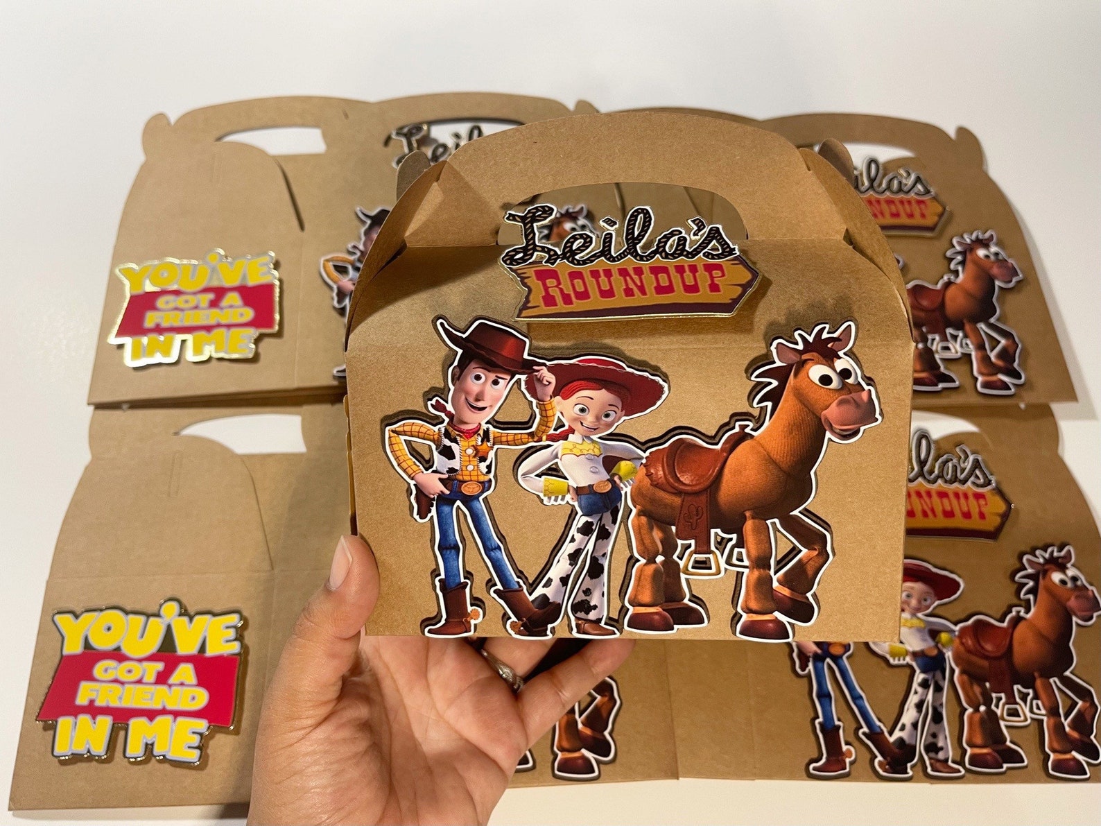 Woody Round Up, Woody Favor Box, Woody Gable Box, Woody Candy Box ...