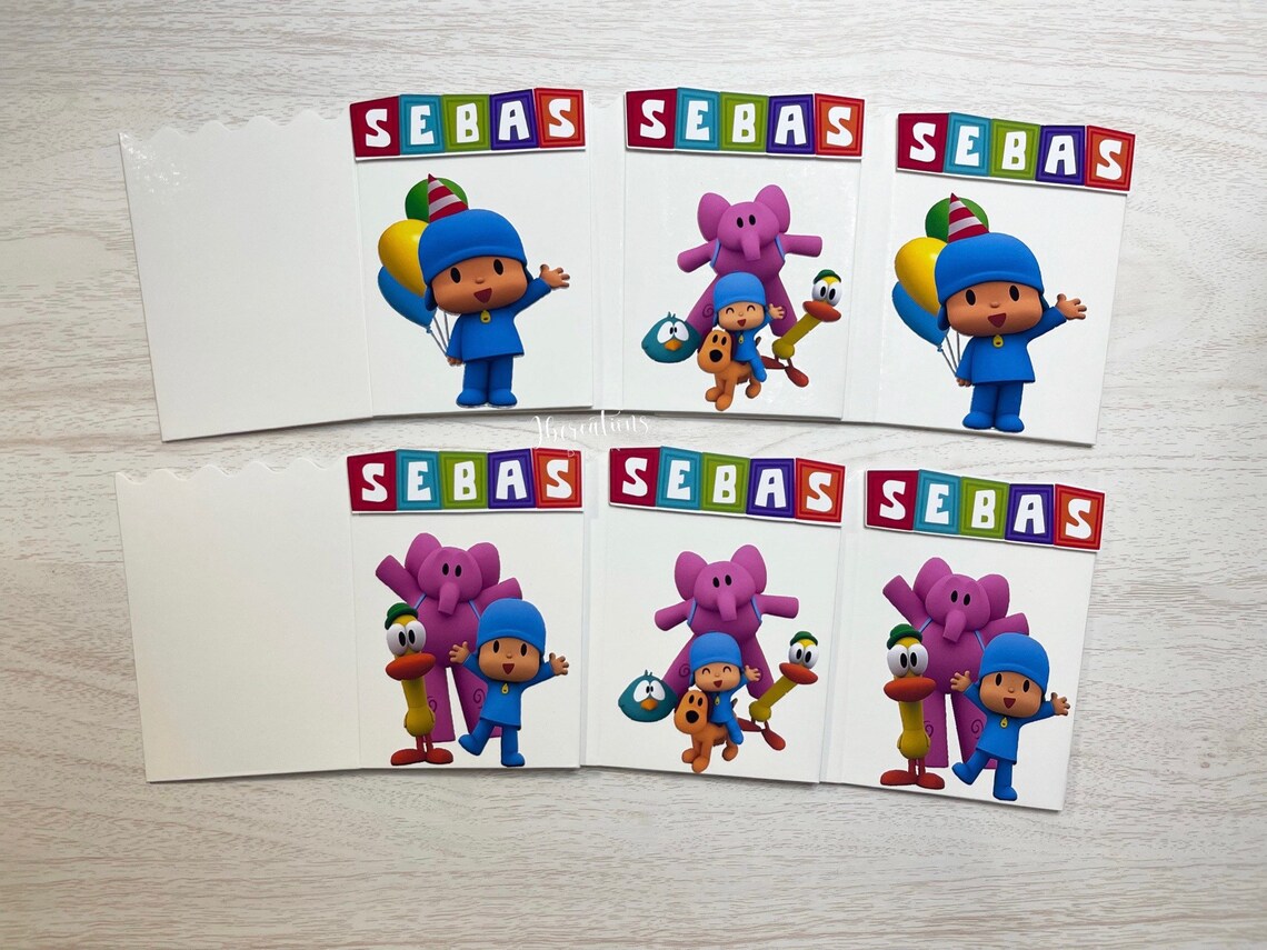 Pocoyo Mini Popcorn Boxes Pocoyo Party Supplies Pocoyo | Etsy