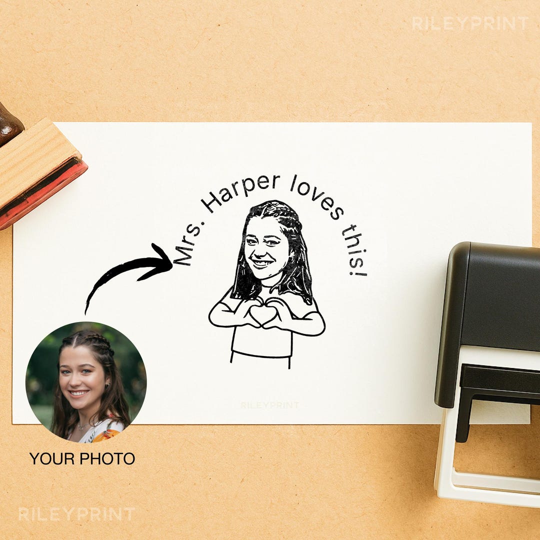 Personalized Face Stamp // Custom Stamper From Your Picture, Love This ...