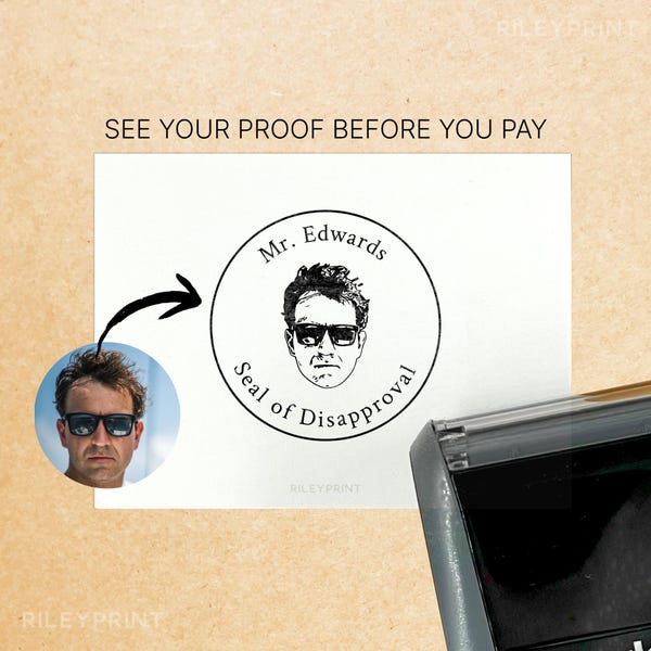 Denied Stamp - Etsy