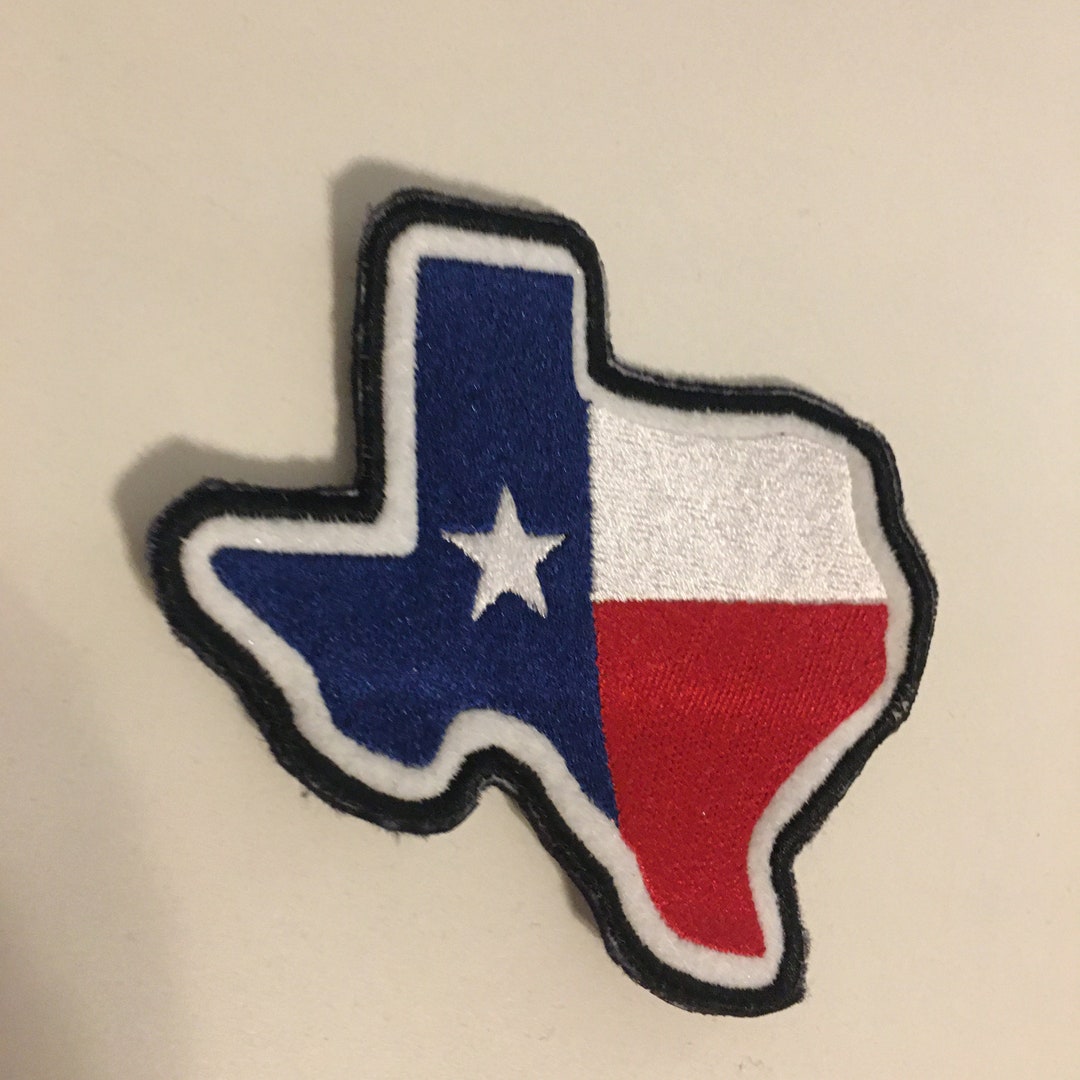 Texas Embroidered Patch - Etsy