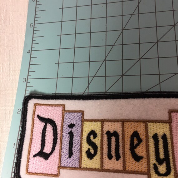 Disneyland Embroidered Patch 7 Inches by 2.5 Sew on or Iron On - Etsy