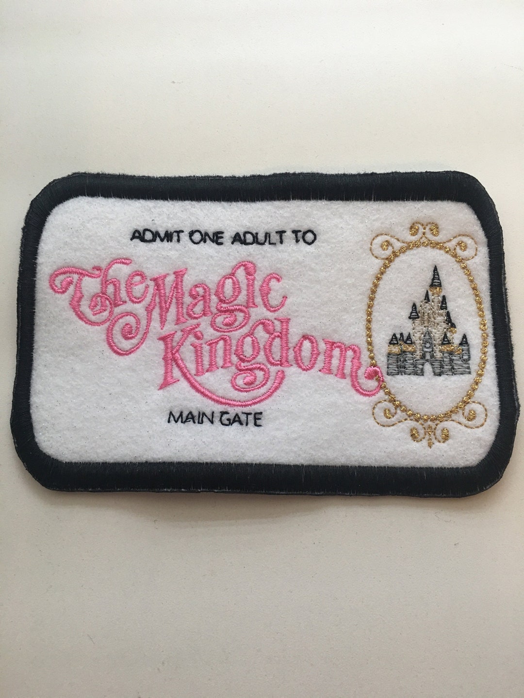 Disneyland Magic Kingdom Embroidered Patch Iron on or Sew On - Etsy