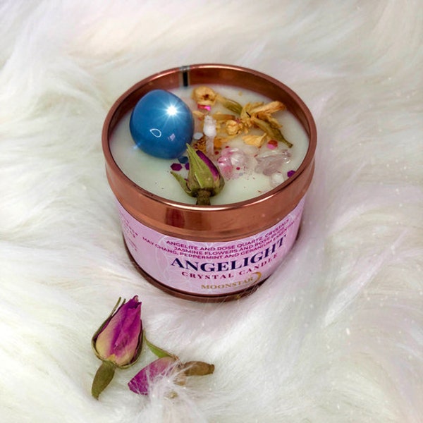 Crystal Candle - Etsy UK