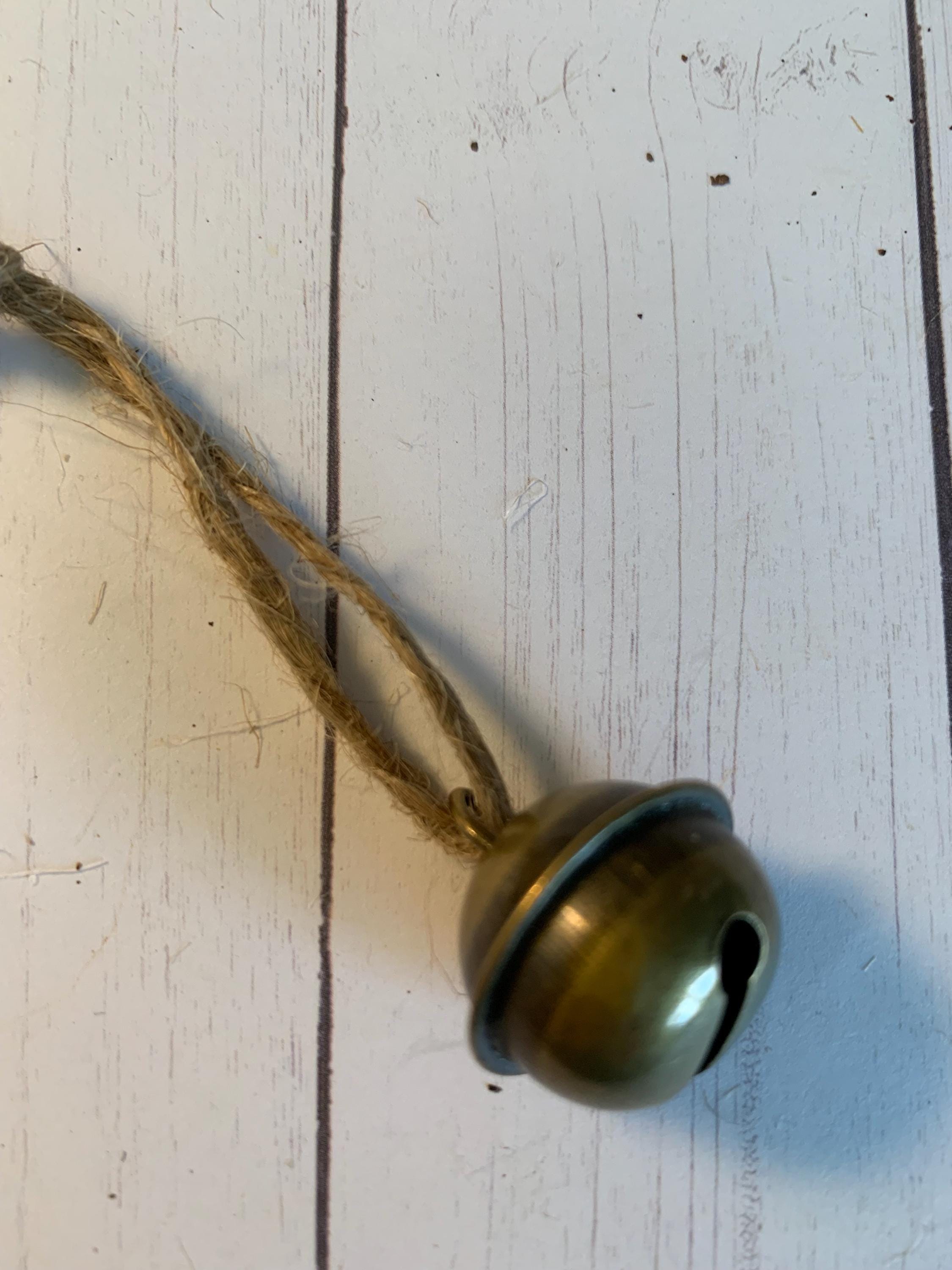10 Tiny Bronze Finish Bells - Etsy
