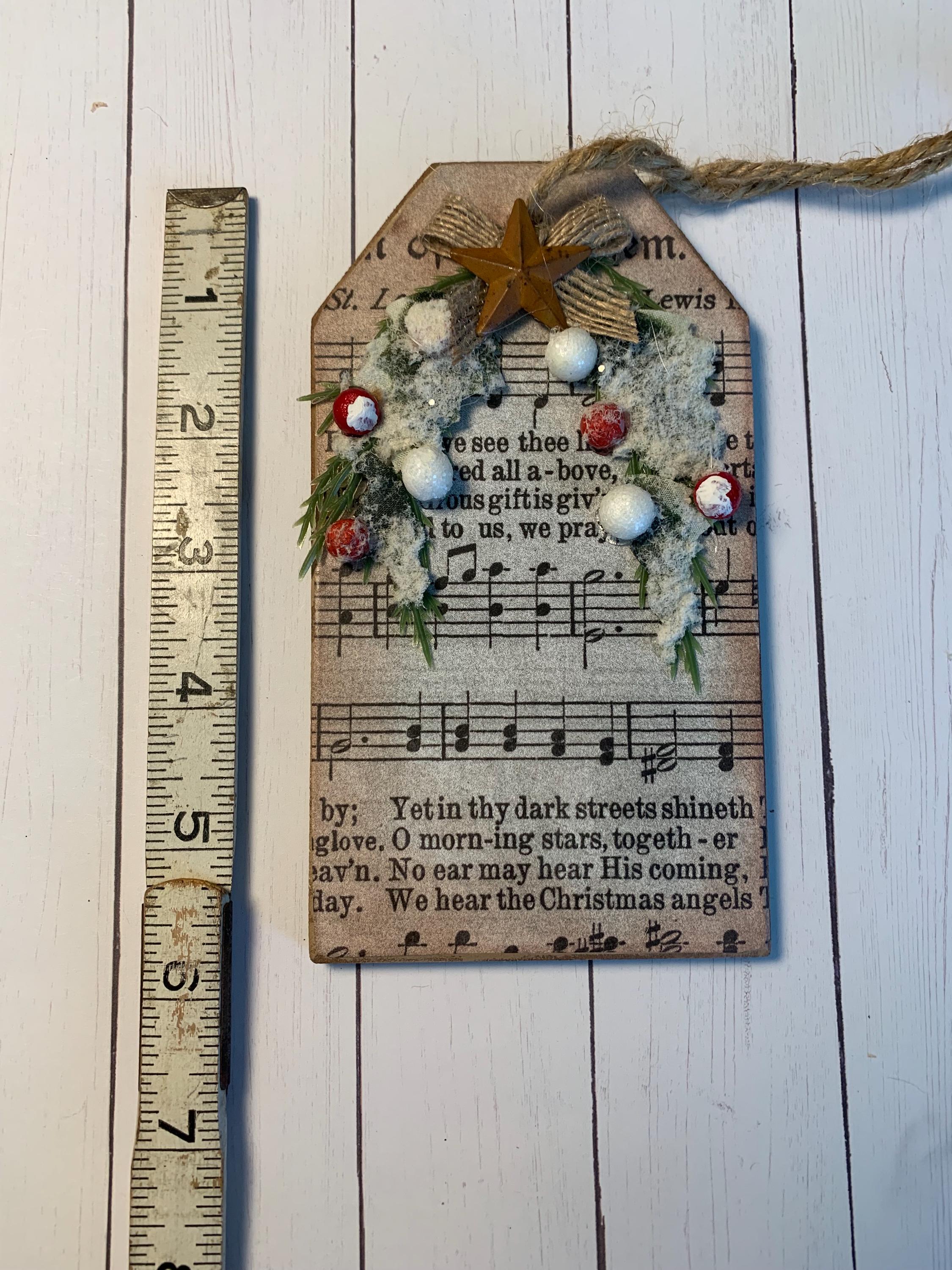 Wooden Music Tag - Etsy