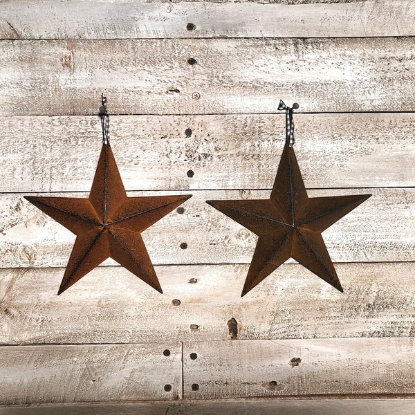 Rustic Metal Stars - Etsy