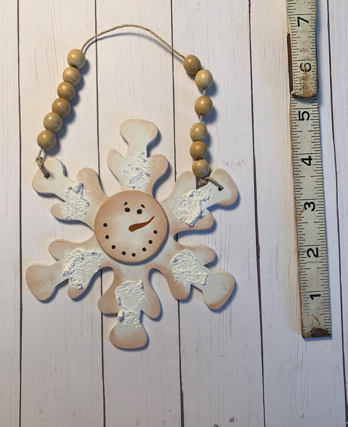 Frosted Snowflake - Etsy