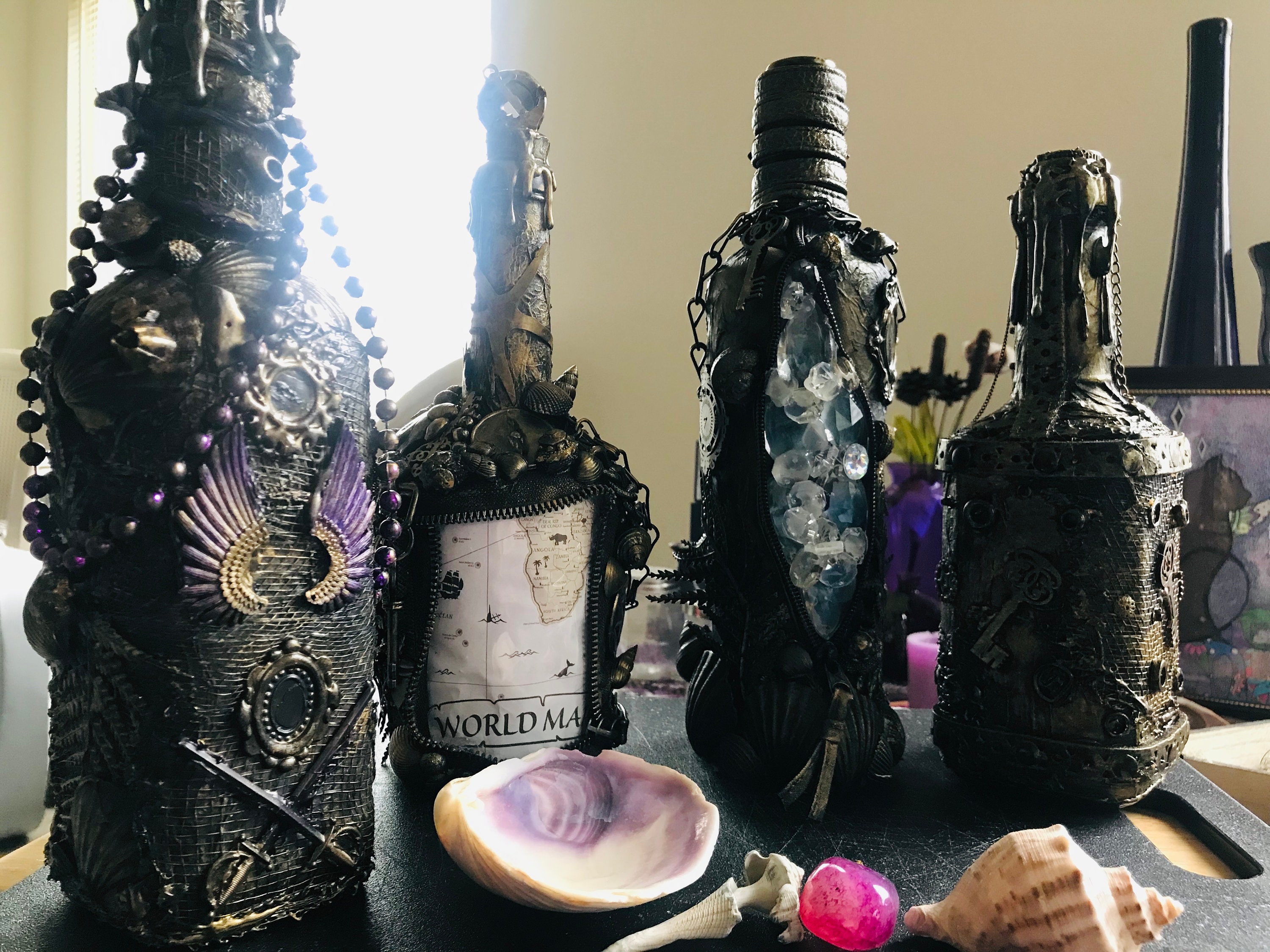 Steampunk Bottles - Etsy