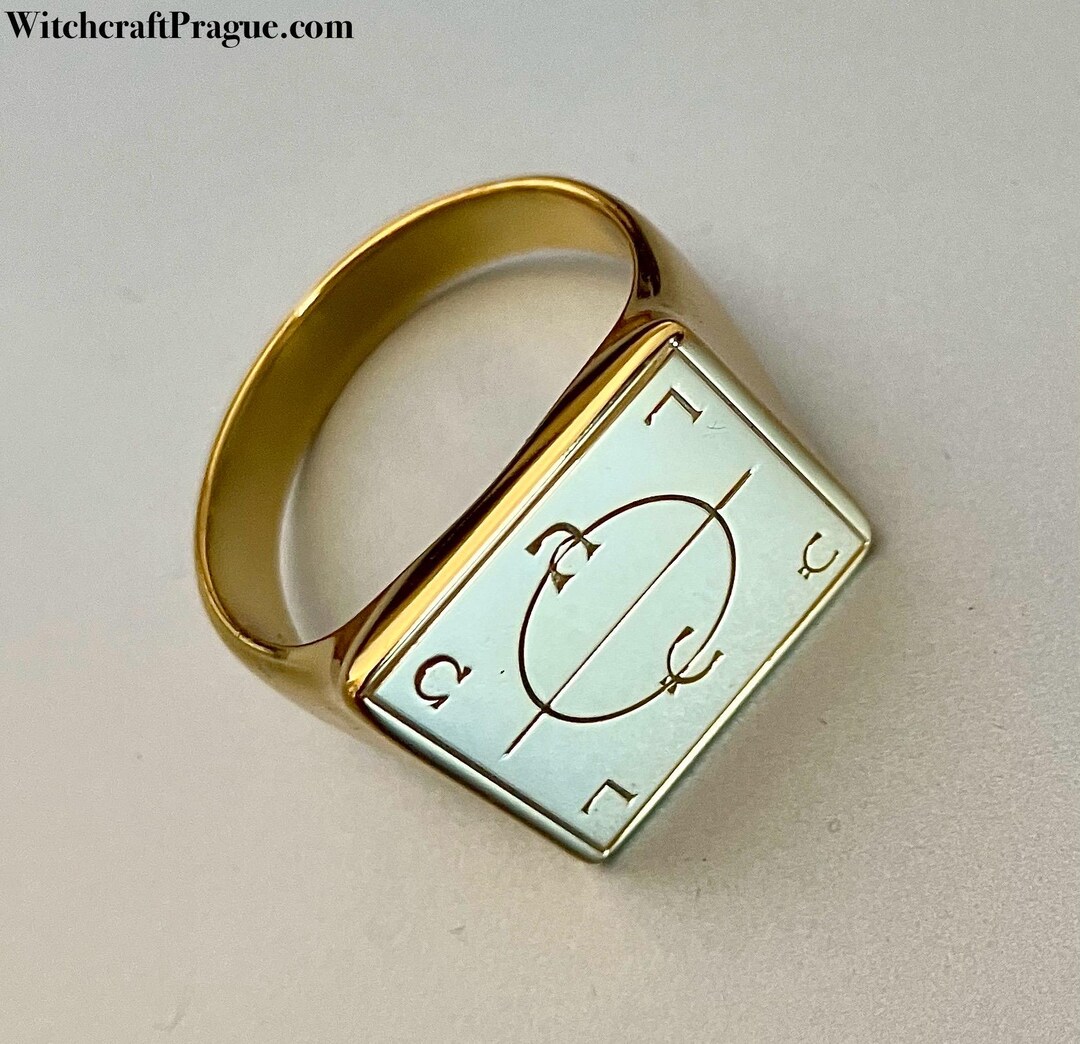 John Dee PELE Ring Enochian Talisman - Etsy