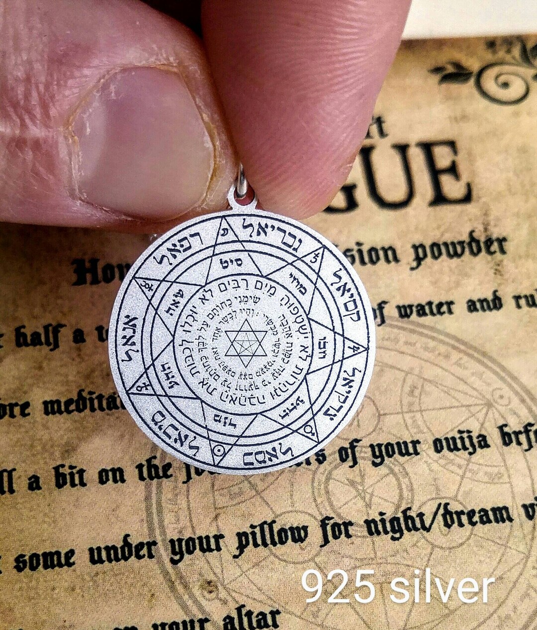 Witchcraft Archangel Amulet for Love Necklace - Etsy