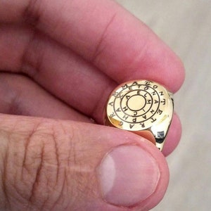 Alchemy Solomon Magic Ring Goetia Amulet Witchcraft Talisman - Etsy