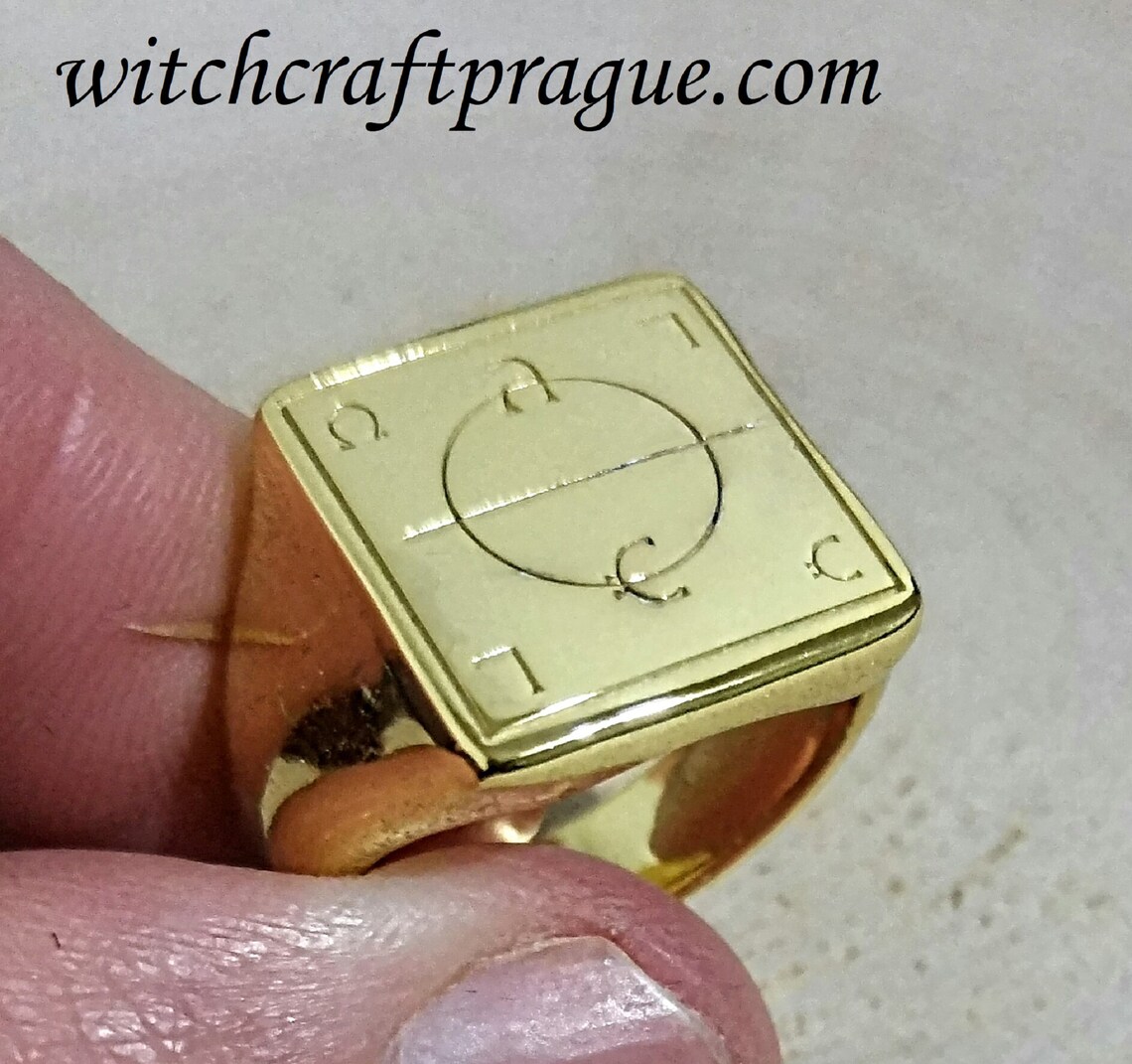John Dee PELE Ring Enochian Talisman | Etsy UK