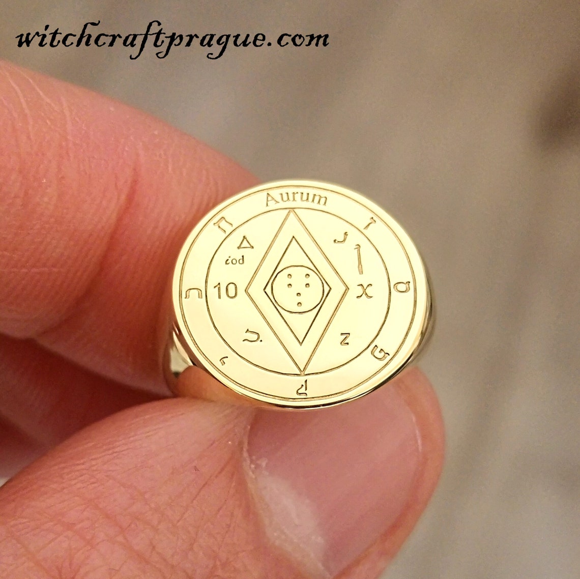 Witchcraft Aurum Ring Amulet for Wealth and Money - Etsy Canada