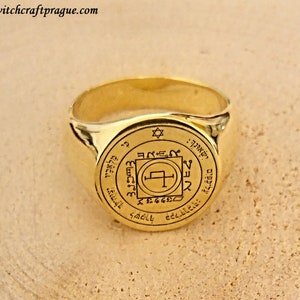 Fifth Pentacles of the Sun Ring Seal of Solomon Amulet - Etsy