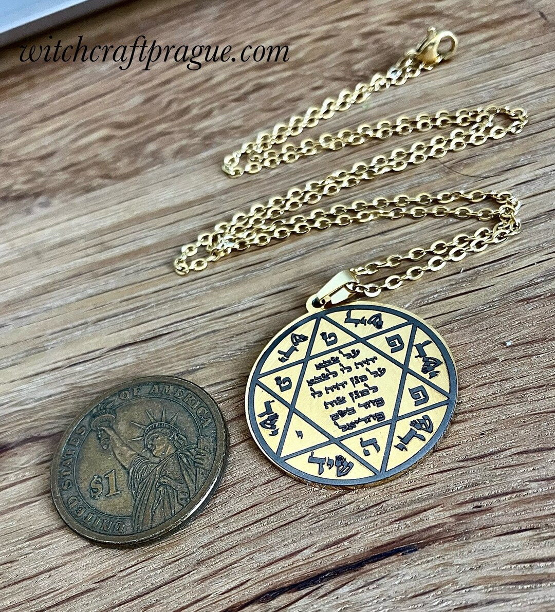 Amulet for Protection Necklace, Names of God Talisman, Archangel Spell ...