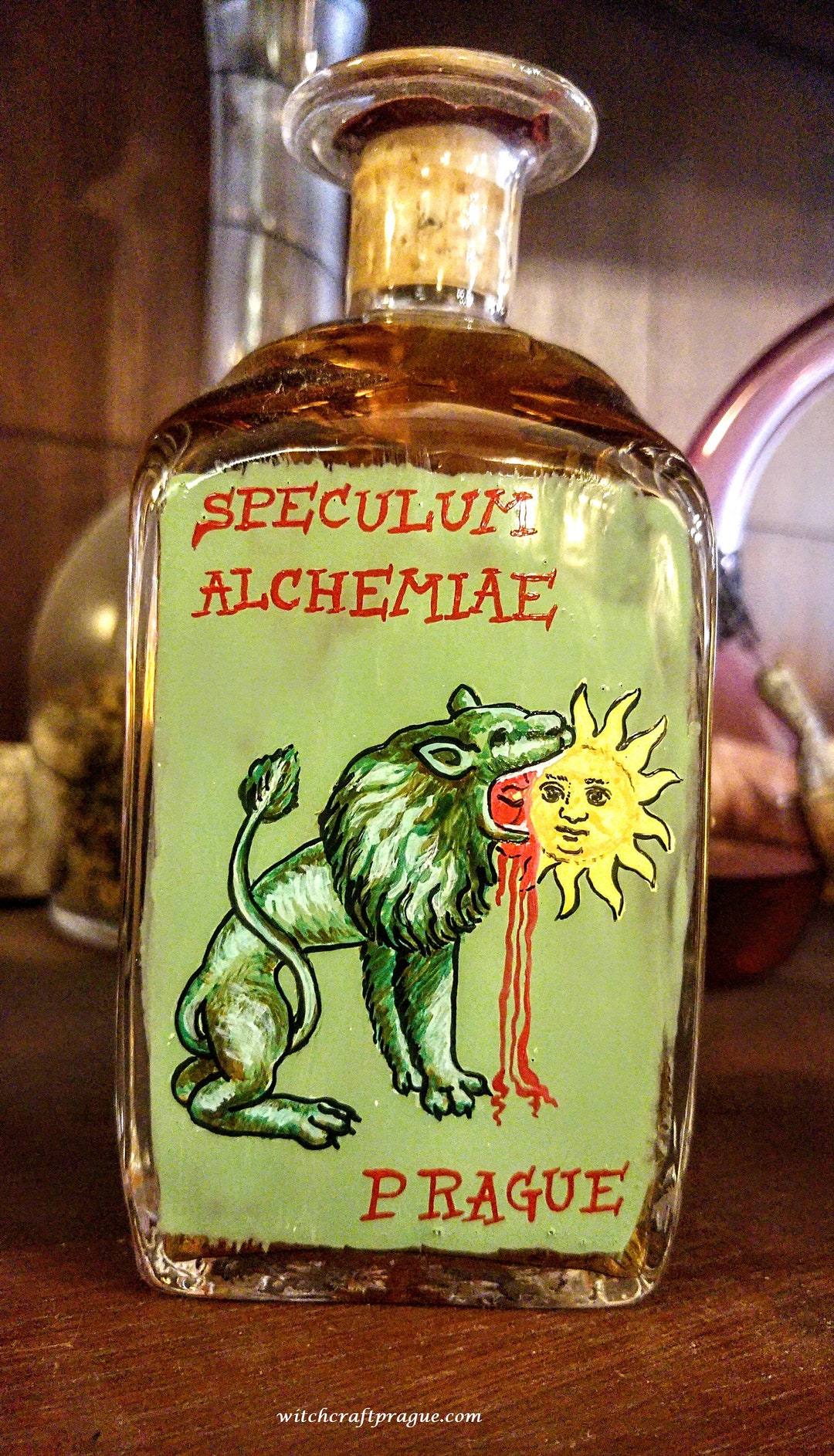 Alchemy Gold Magick Potion Witchcraft Elixir Bottle - Etsy