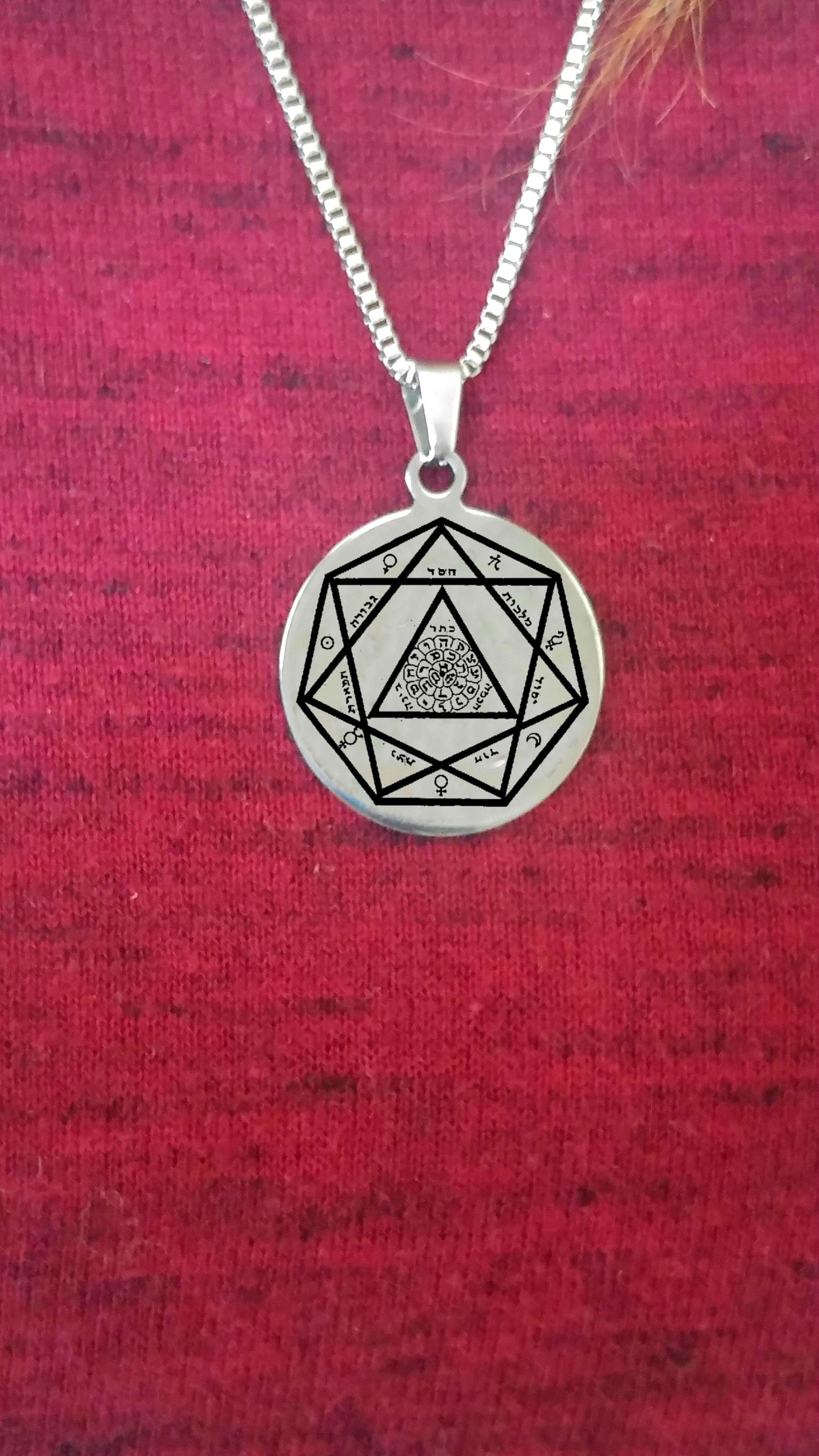 Alchemy wisdom necklace amulet witchcraft talisman wicca | Etsy