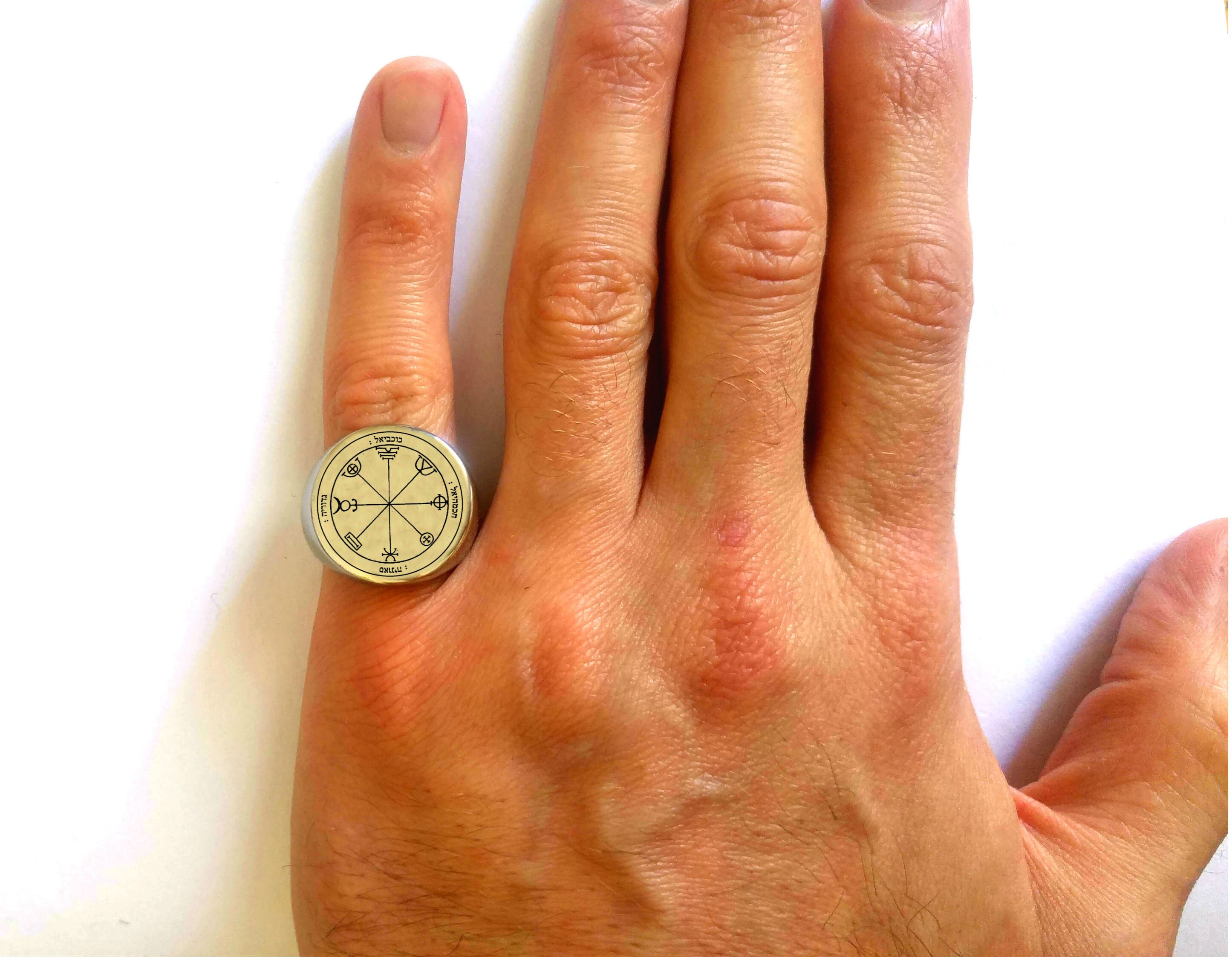 Witchcraft Third Pentacle of Mercury Ringseal of Solomon - Etsy