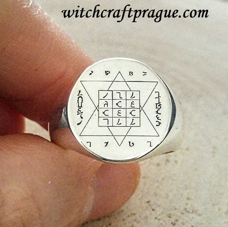 John Dee Holy Table Ring Amulet Witchcraft Talisman - Etsy