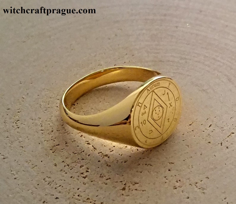 Witchcraft Aurum Ring Amulet for Wealth and Money - Etsy Canada
