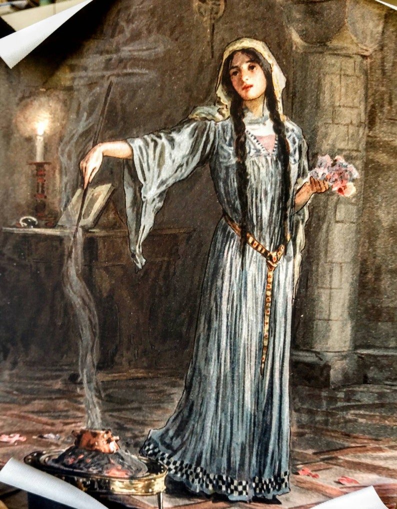Morgan Le Fay Avalon Fairy Witch Poster, King Arthur Legend - Etsy