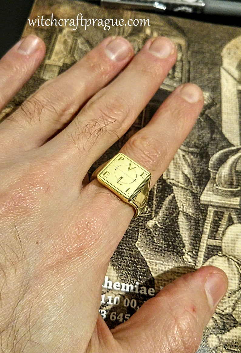 John Dee PELE Ring Enochian Amulet - Etsy UK