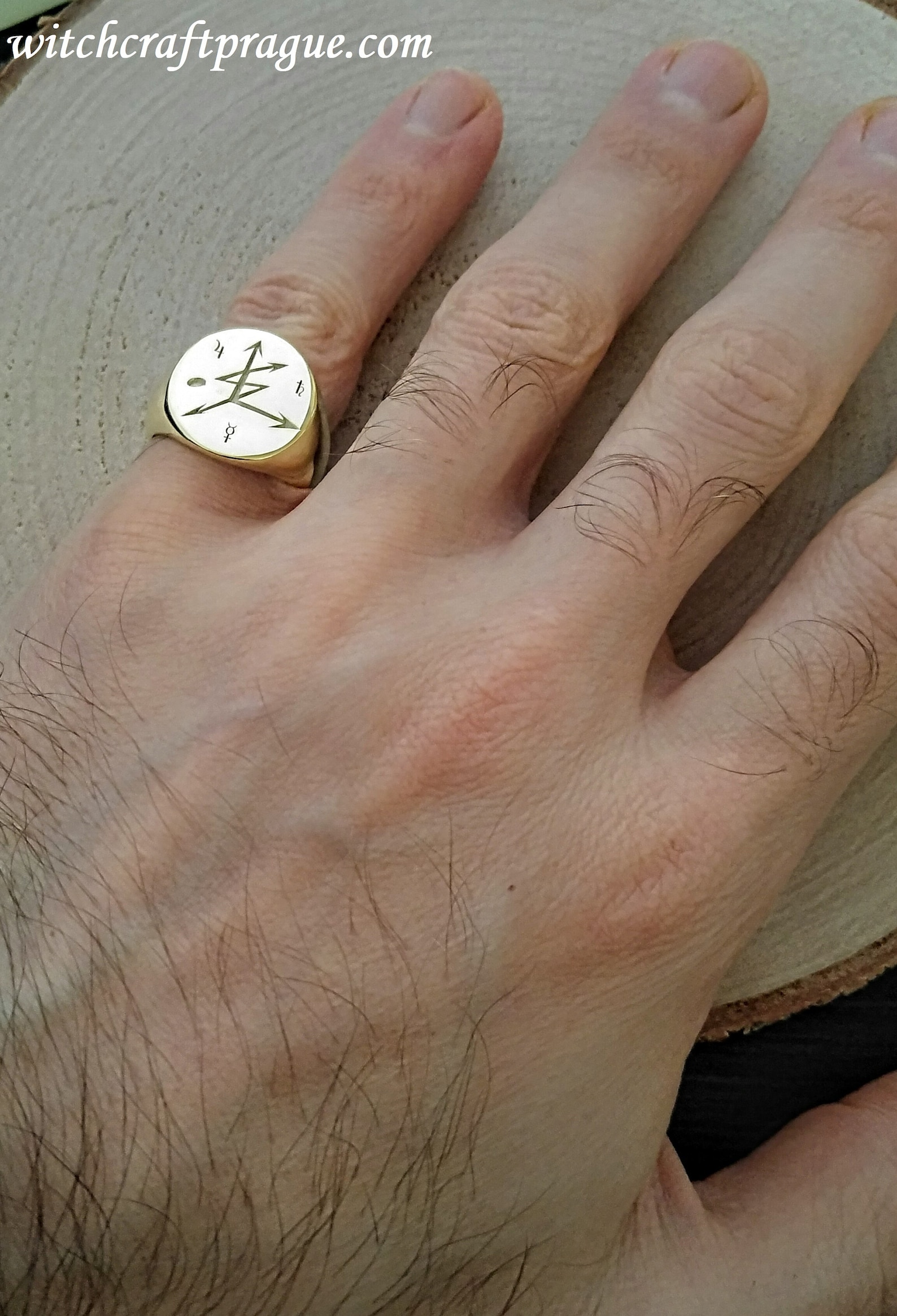 Chaos Magic Ellis Sigil Ring With Alchemy Symbols Witchcraft Amulet ...