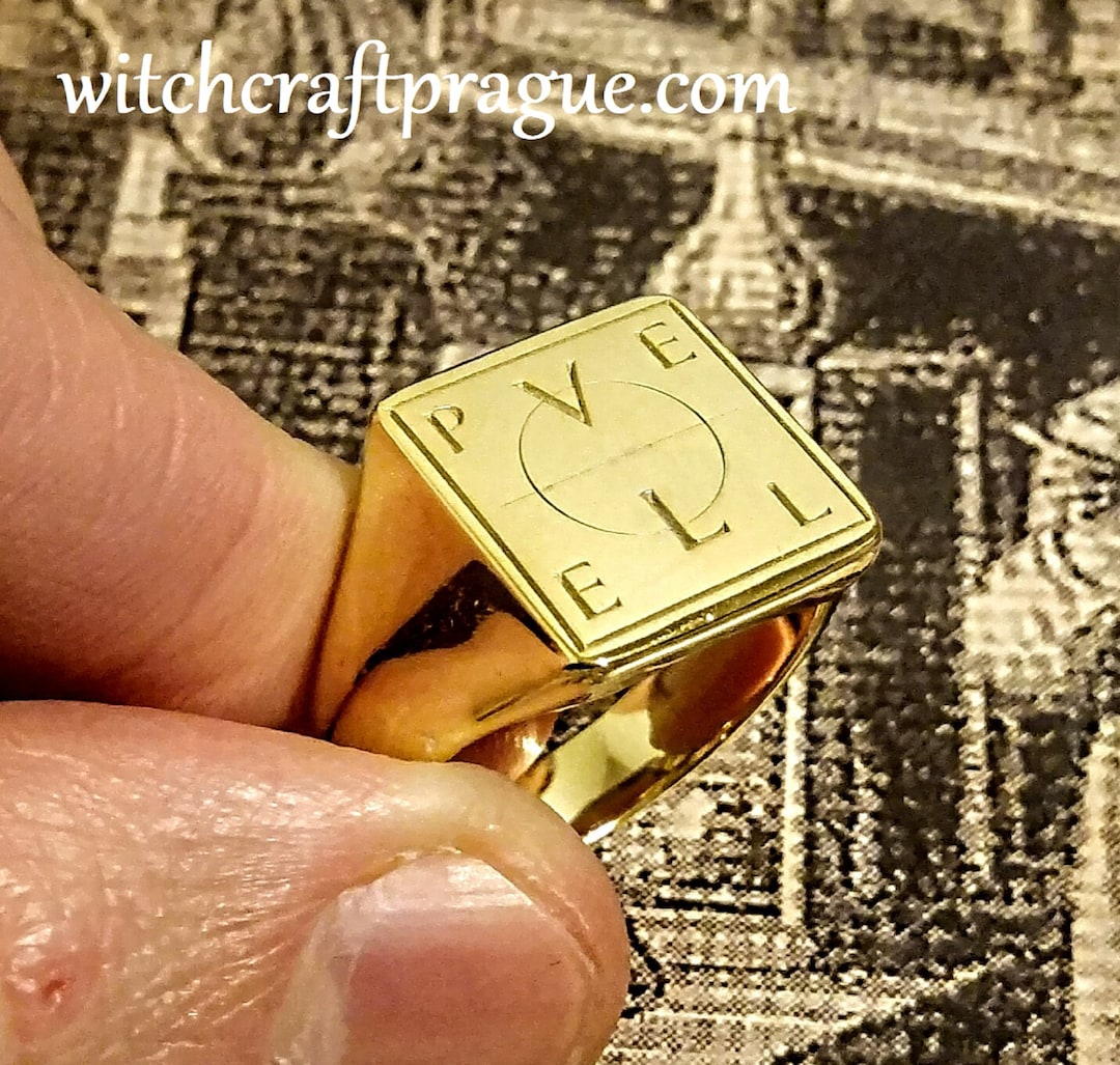 John Dee PELE Ring Enochian Amulet - Etsy