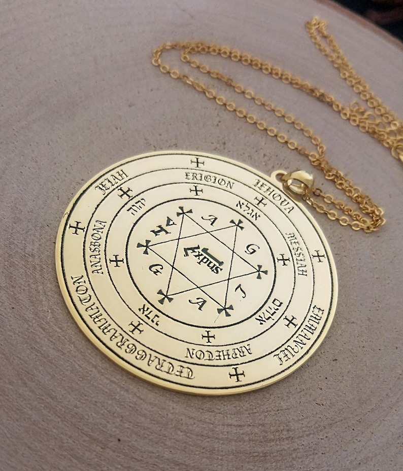 Grand Pentacle of Solomonwitchcraft Talisman - Etsy