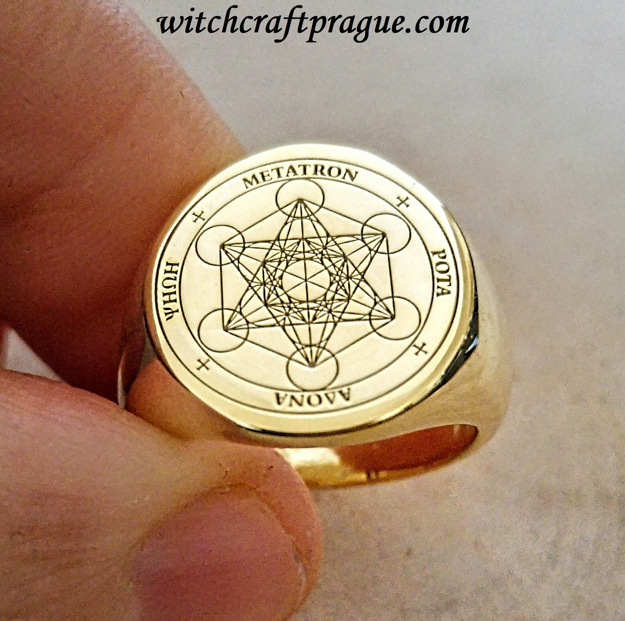 Archangel Metatron Sigil Ring Witchcraft Amulet Alchemy - Etsy