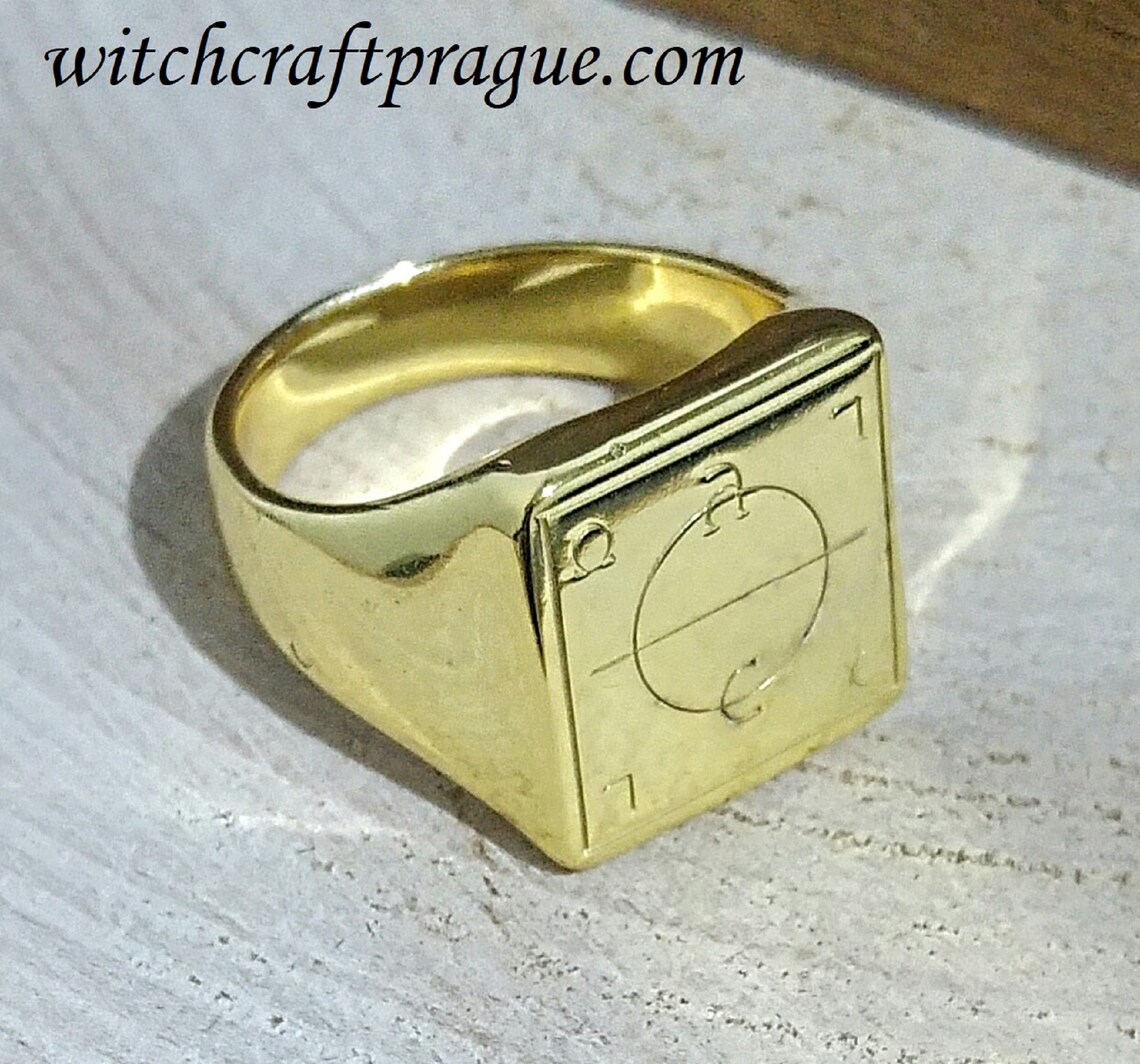 John Dee PELE Ring Enochian Talisman - Etsy UK
