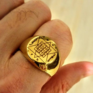John Dee Holy Table Ring Amulet Witchcraft Talisman - Etsy